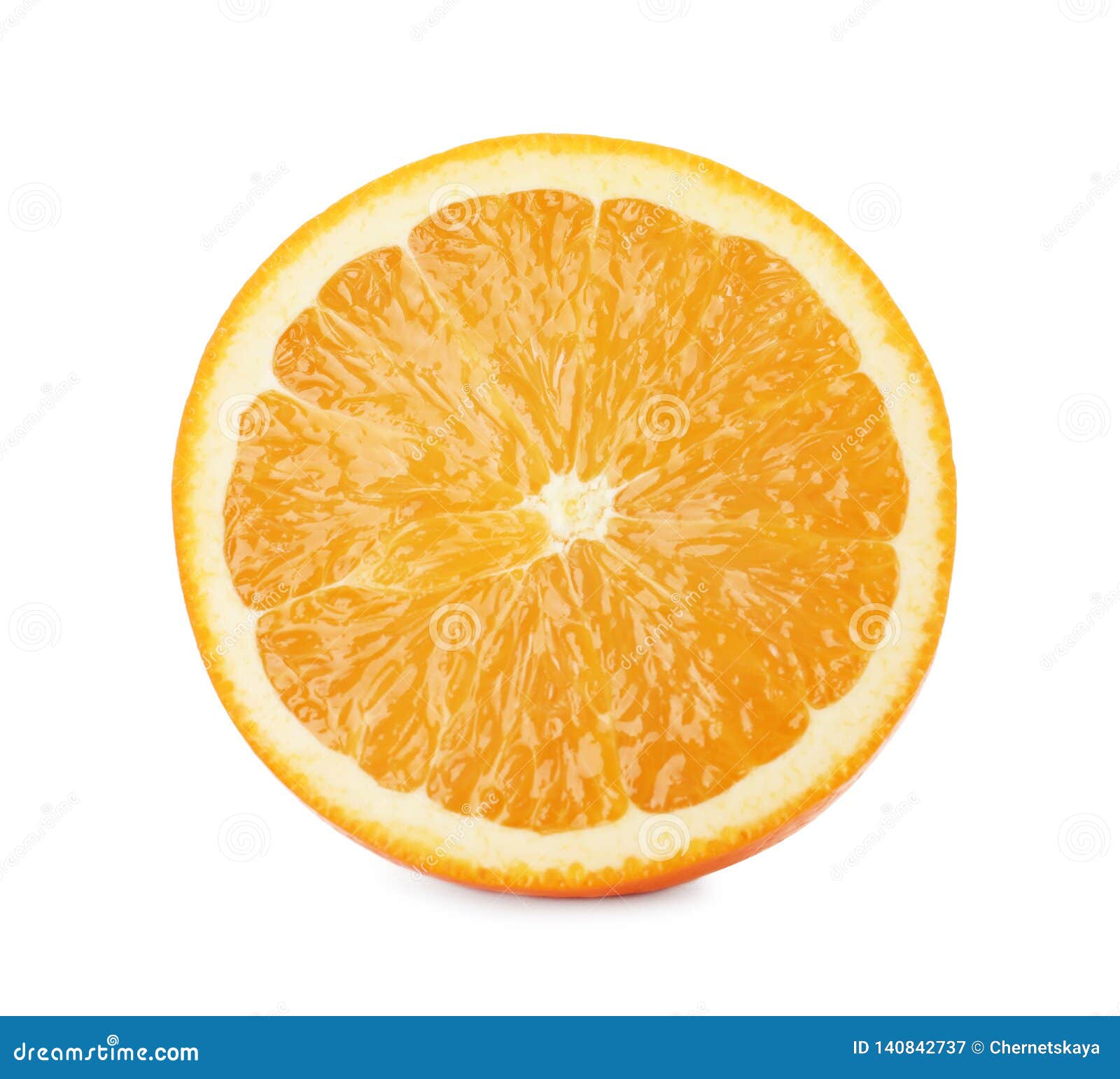 Slice of ripe orange stock image. Image of gastronomy - 140842737