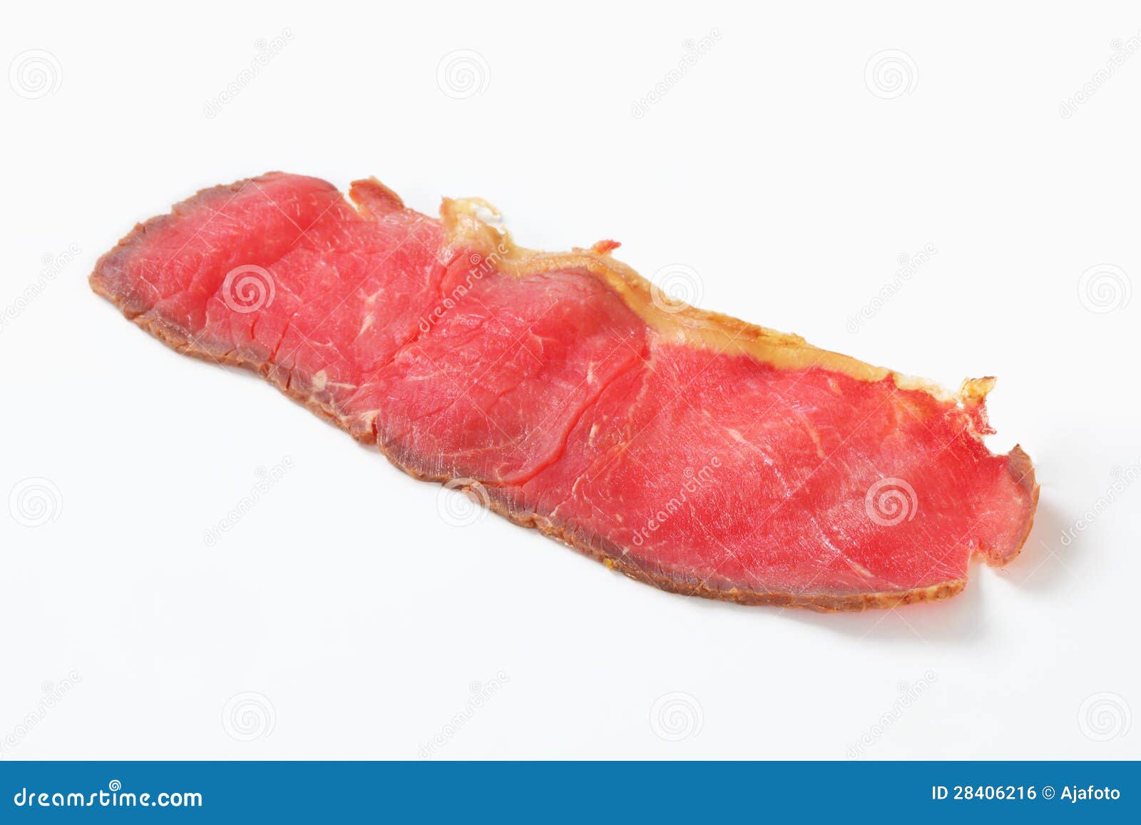 Slice of roast beef stock photo. Image of cuts, lean - 28406216