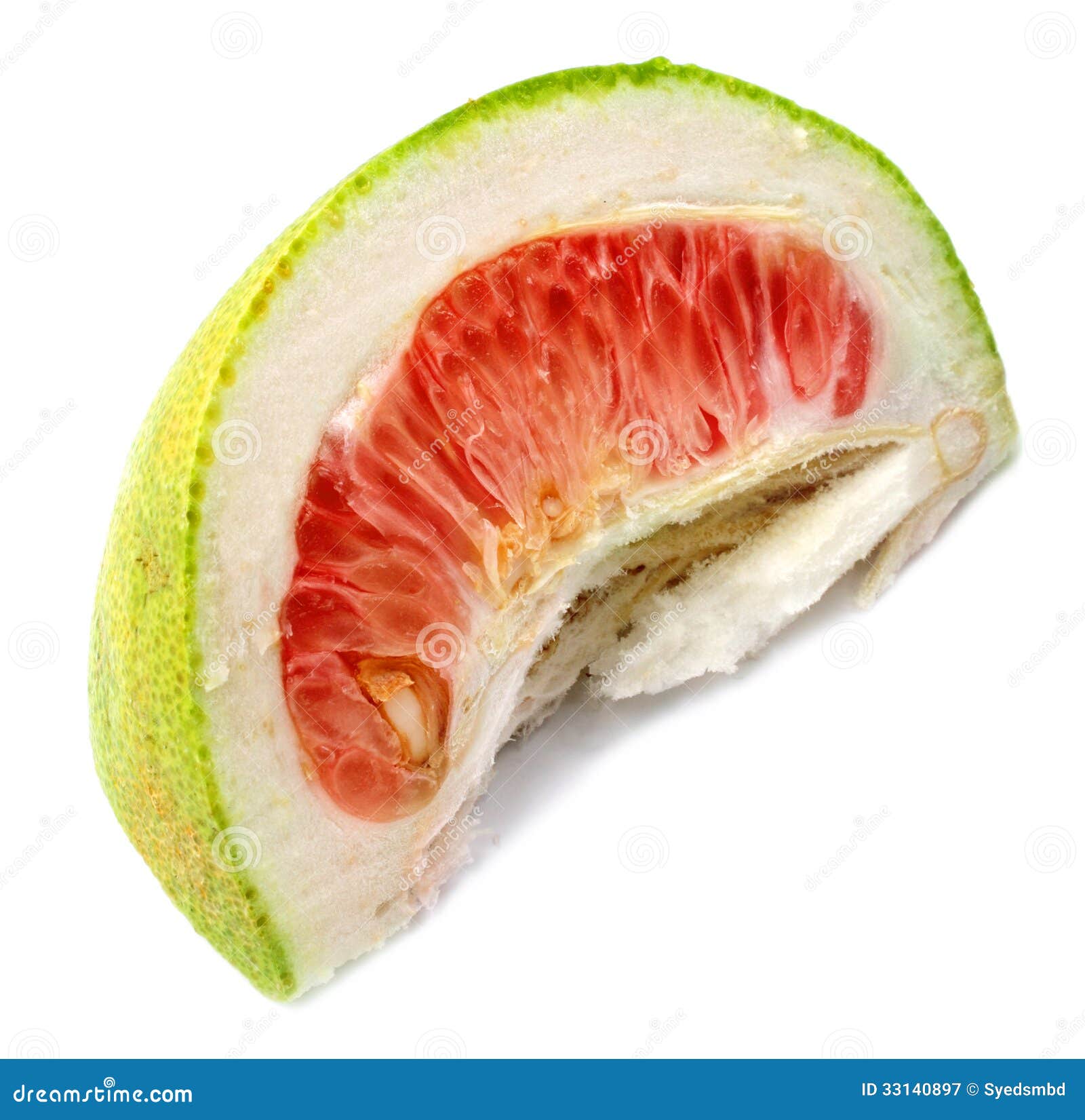 Slice Shaddock stock image. Image of grapefruit, natural - 33140897