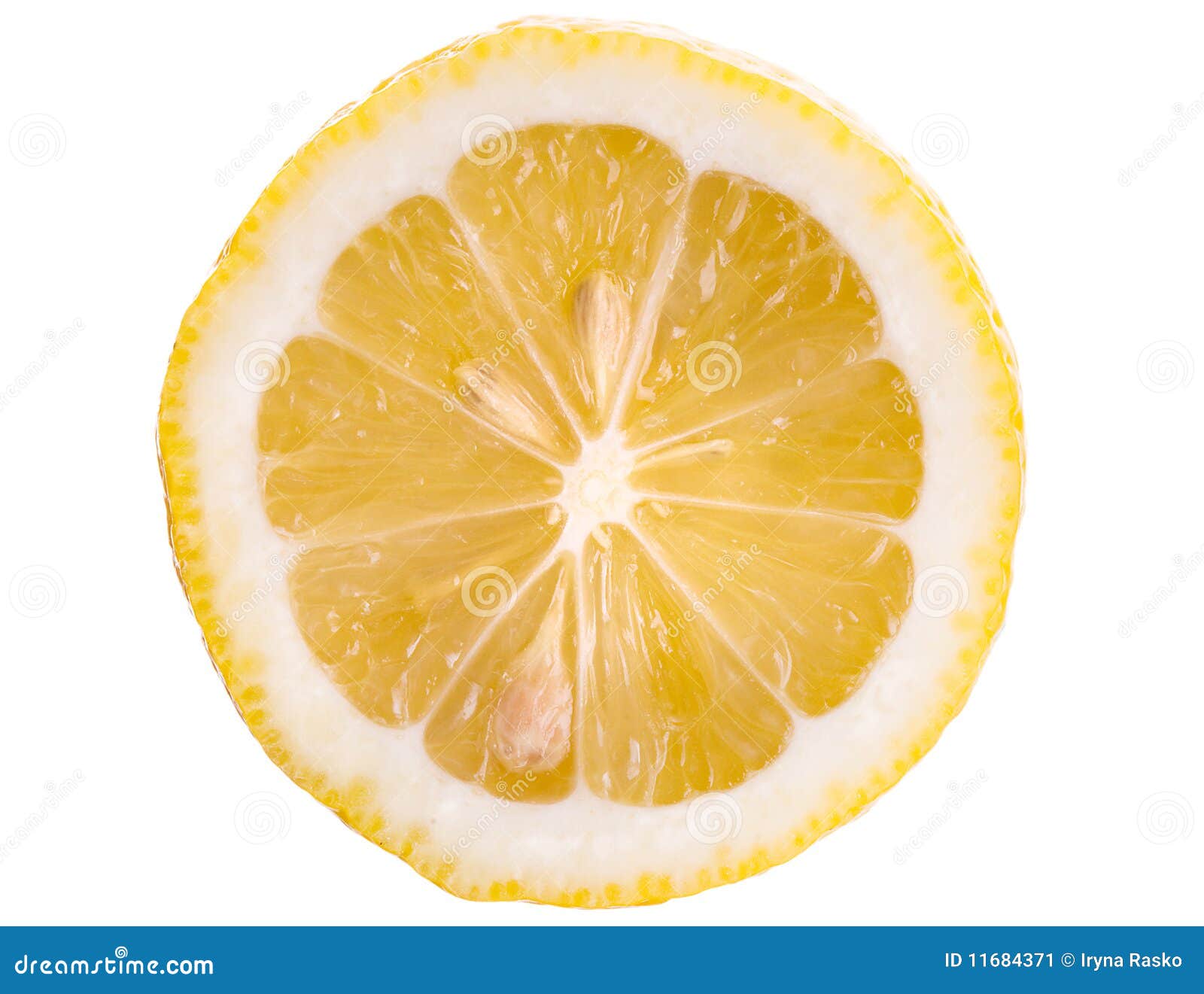 Slice of sour ripe lemon stock image. Image of fruit - 11684371
