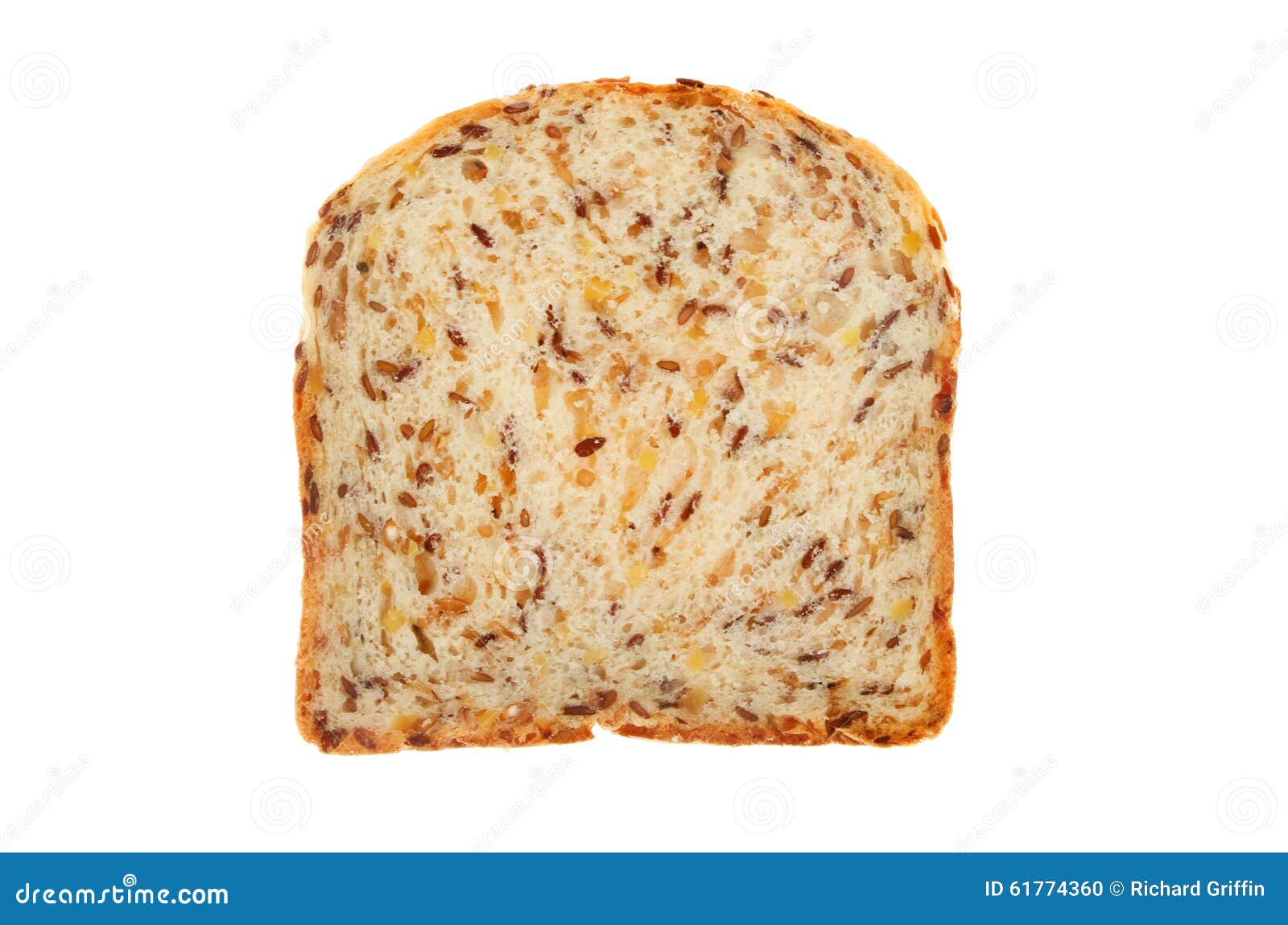 Slice of Soya Amd Linseed Bread Stock Photo - Image of bread, slice ...