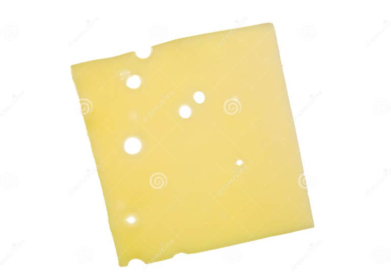 Slice of Swiss Cheese stock image. Image of cheese, close - 14646373