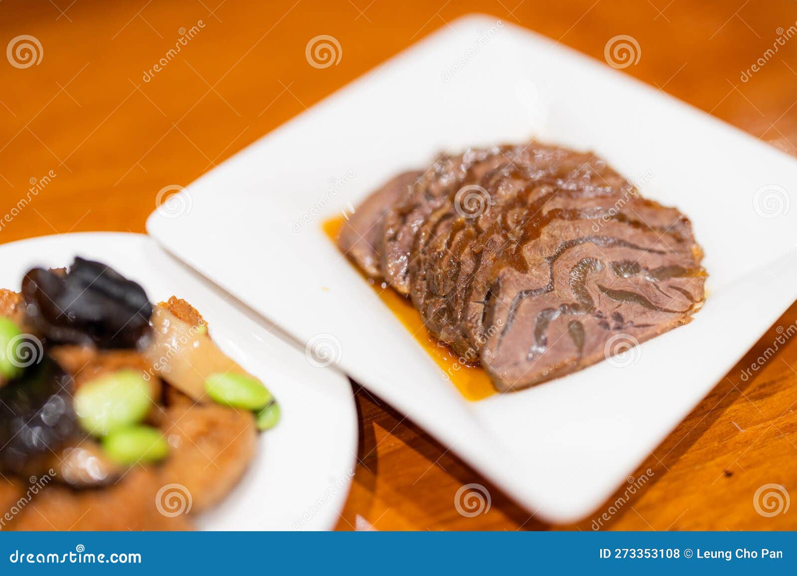 Slice of Taiwanese Braised Beef Stock Photo - Image of plate, food ...