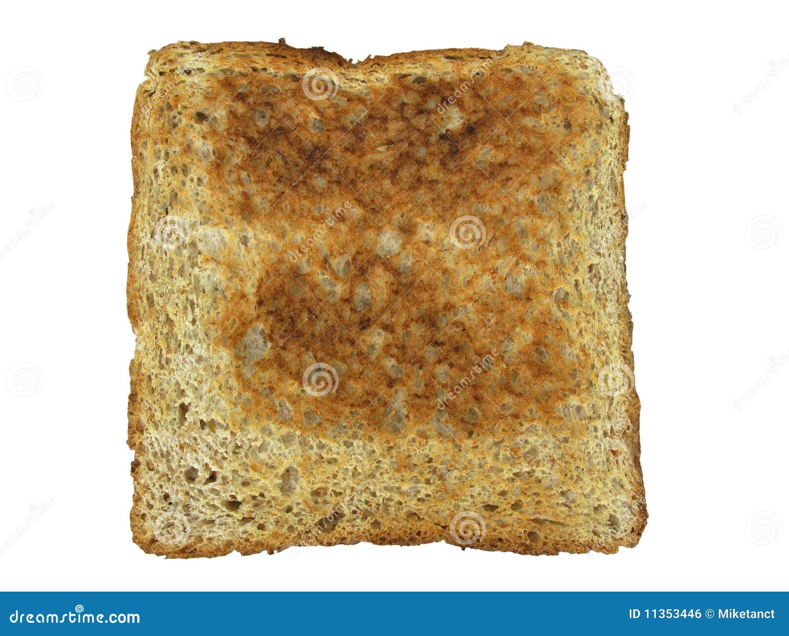 A slice of toast stock photo. Image of crunchy, health - 11353446