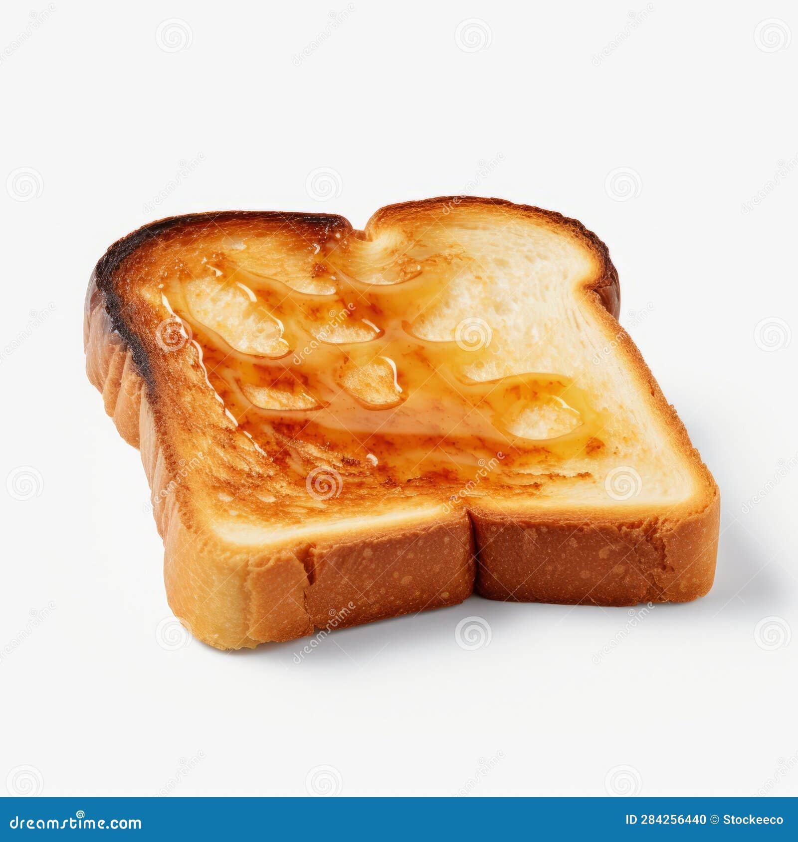 Ultra Realistic 4k Toast: Eerily Realistic Gestural Markings on White ...