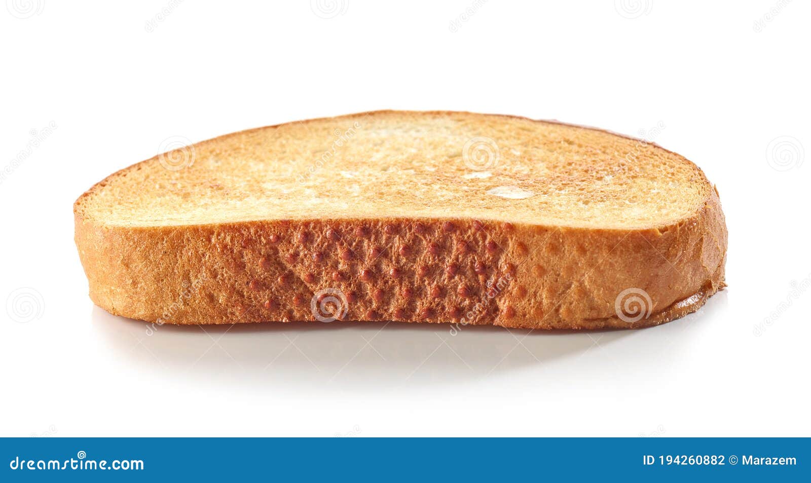 Slice Of Toasted Brioche With Chocolate Spread Stock Image ...