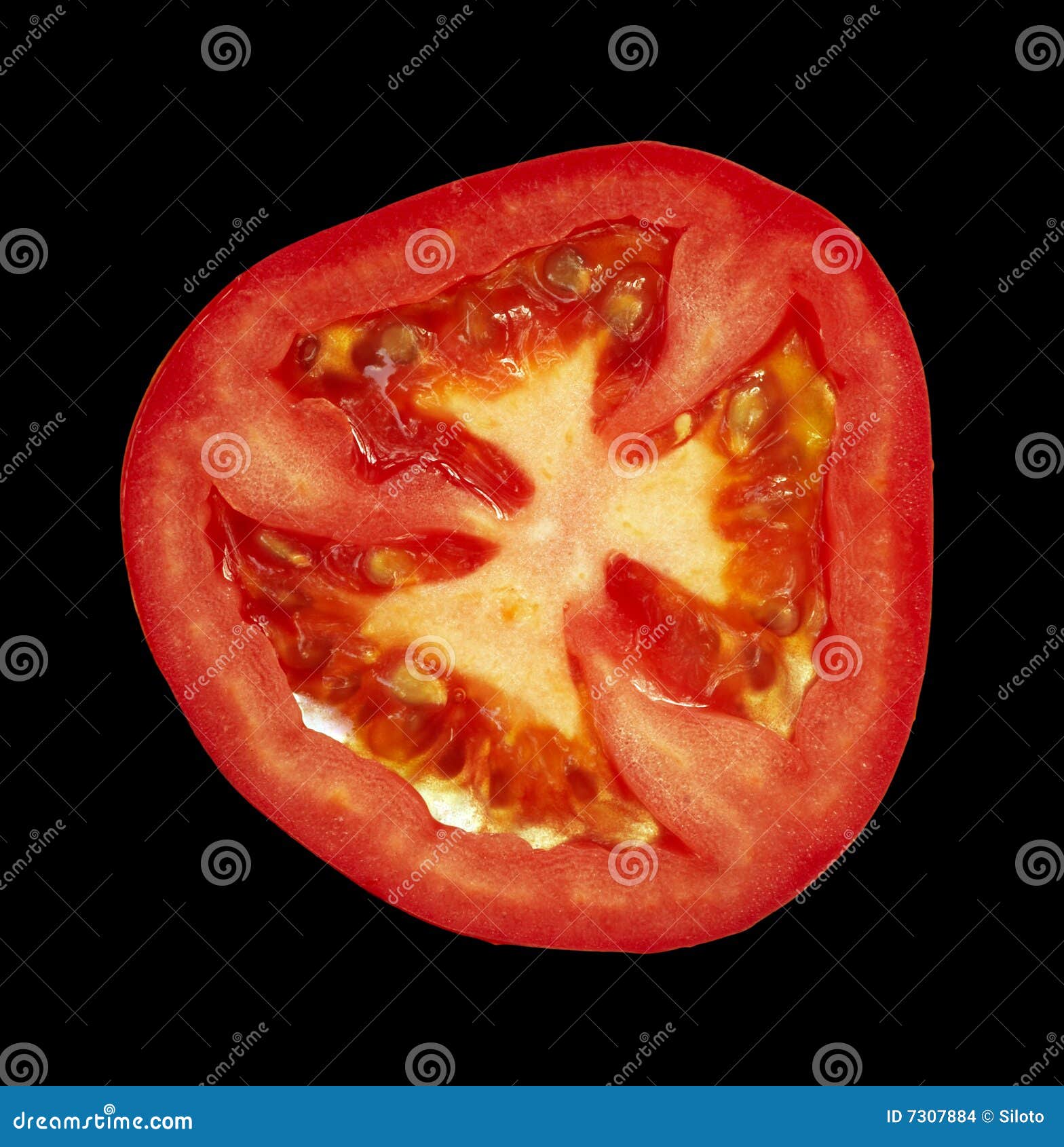 Slice of the tomato stock photo. Image of diet, ingredients - 7307884