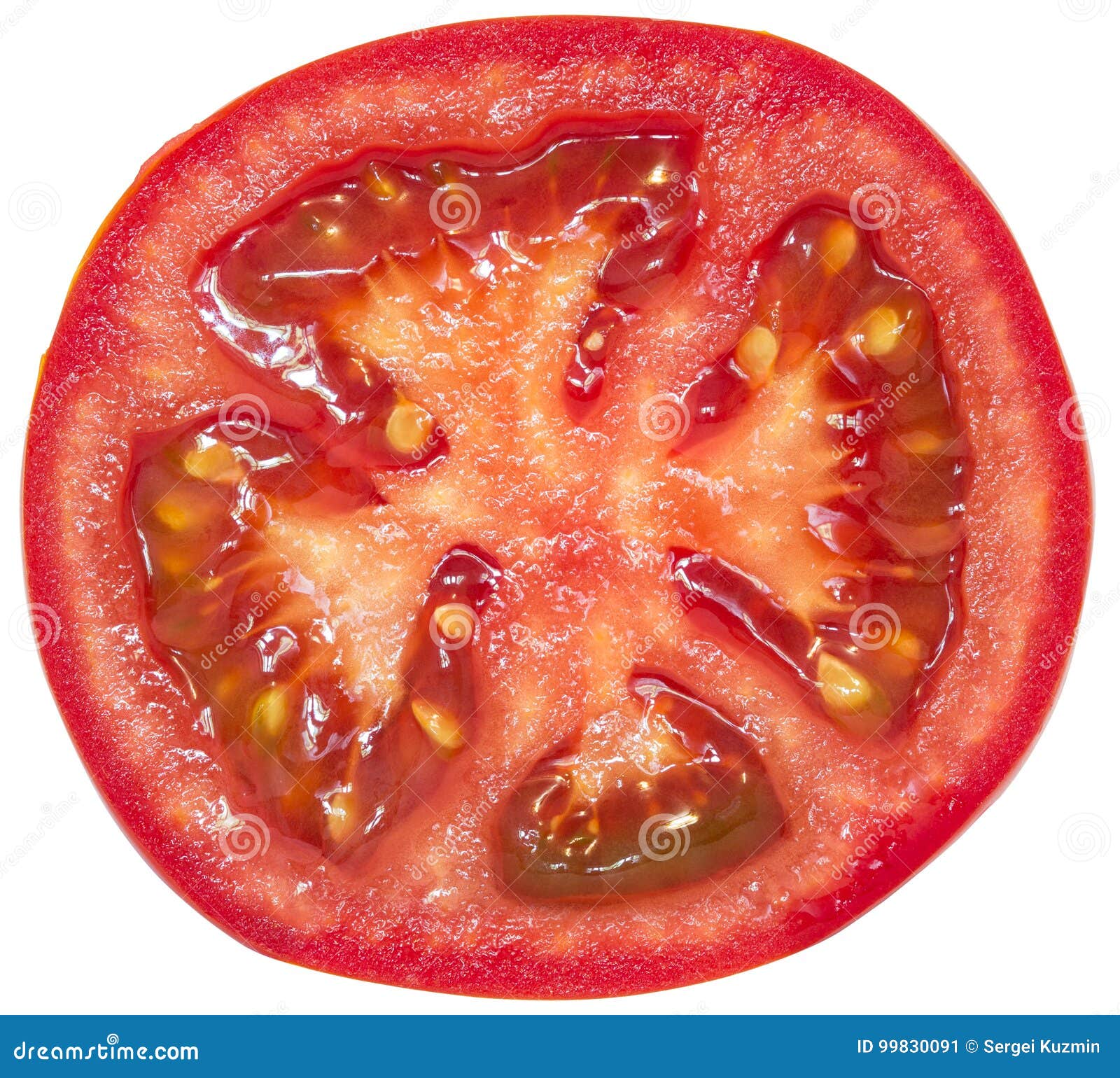 Slice of tomato stock image. Image of receipt, delicious - 99830091