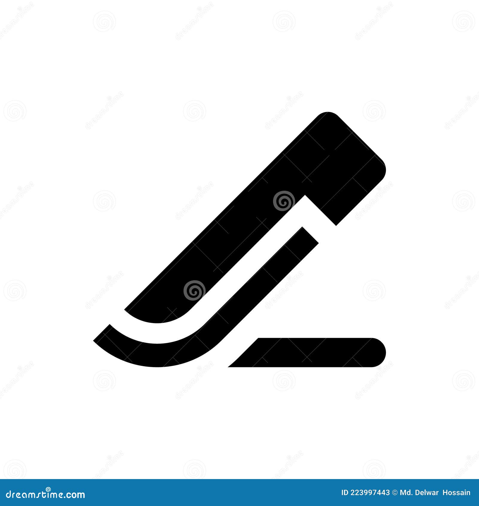 Slice tool icon stock vector. Illustration of tools - 223997443