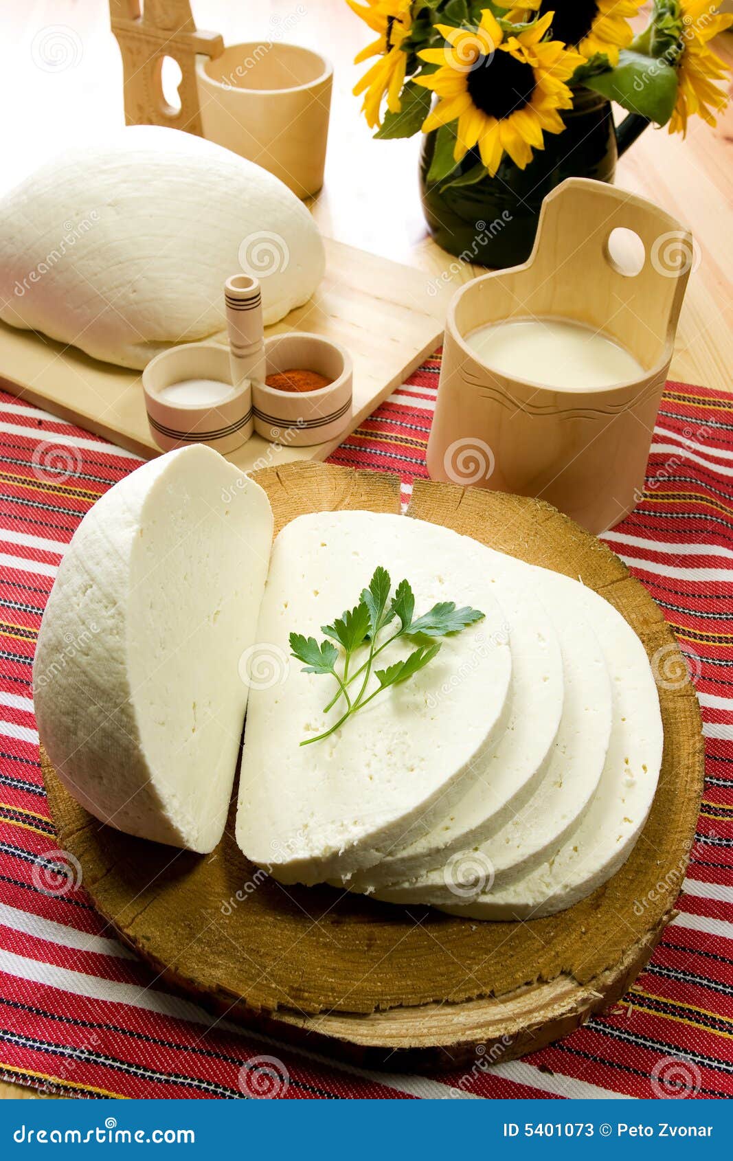Slice of Traditional Slovak Sheep S Milk Cheese Stock Image - Image of ...