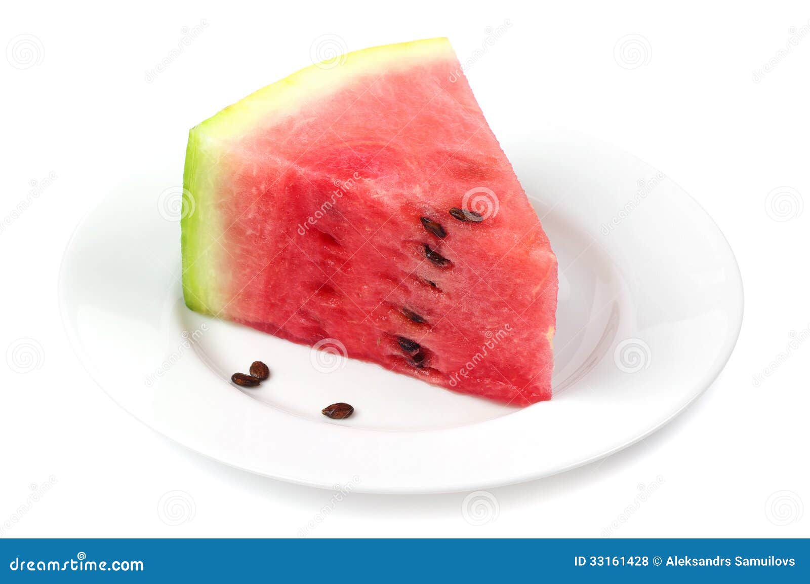 Slice of watermelon stock photo. Image of ripe, food - 33161428