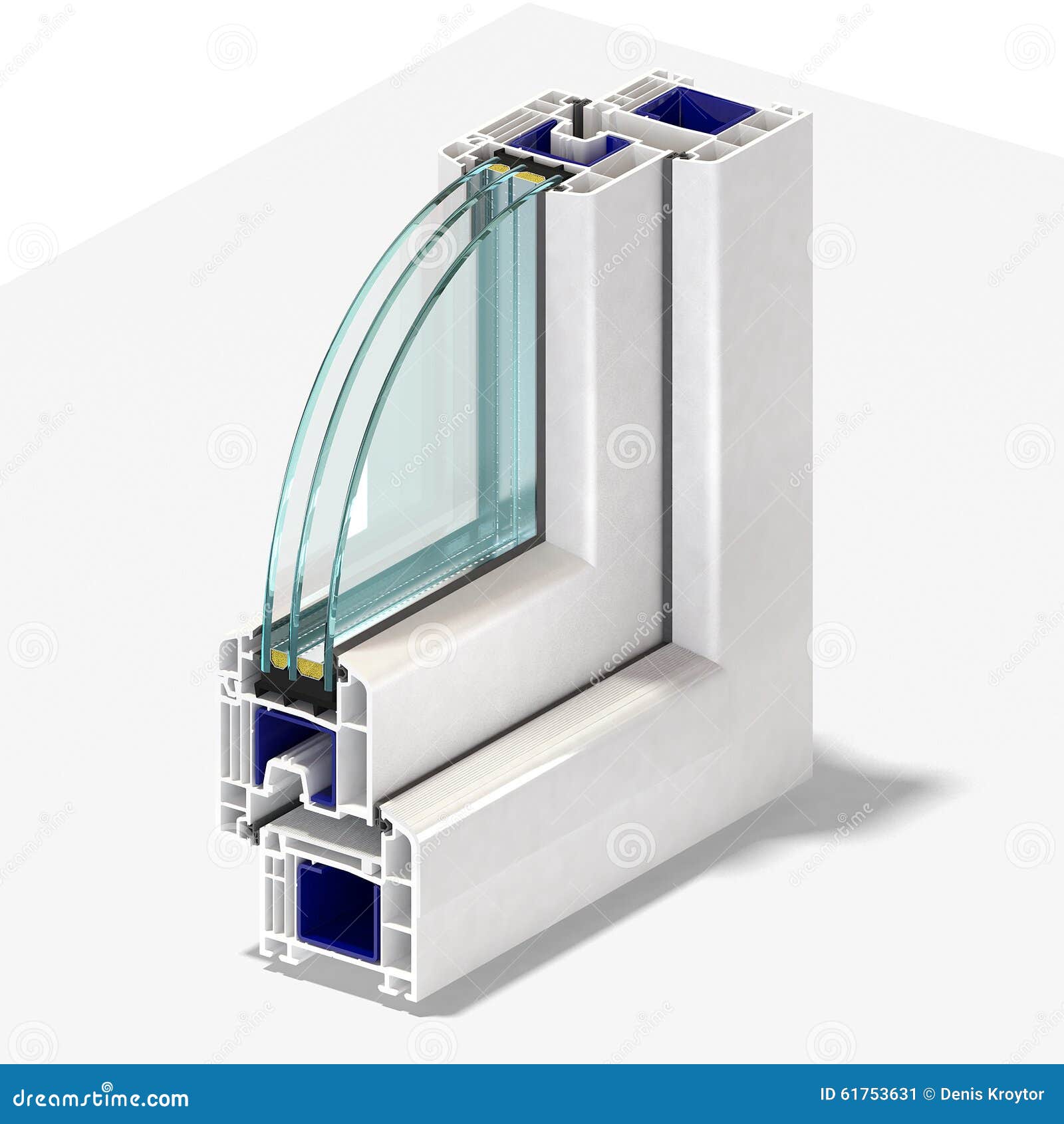 Slice window profile 1. stock illustration. Illustration of bead - 61753631