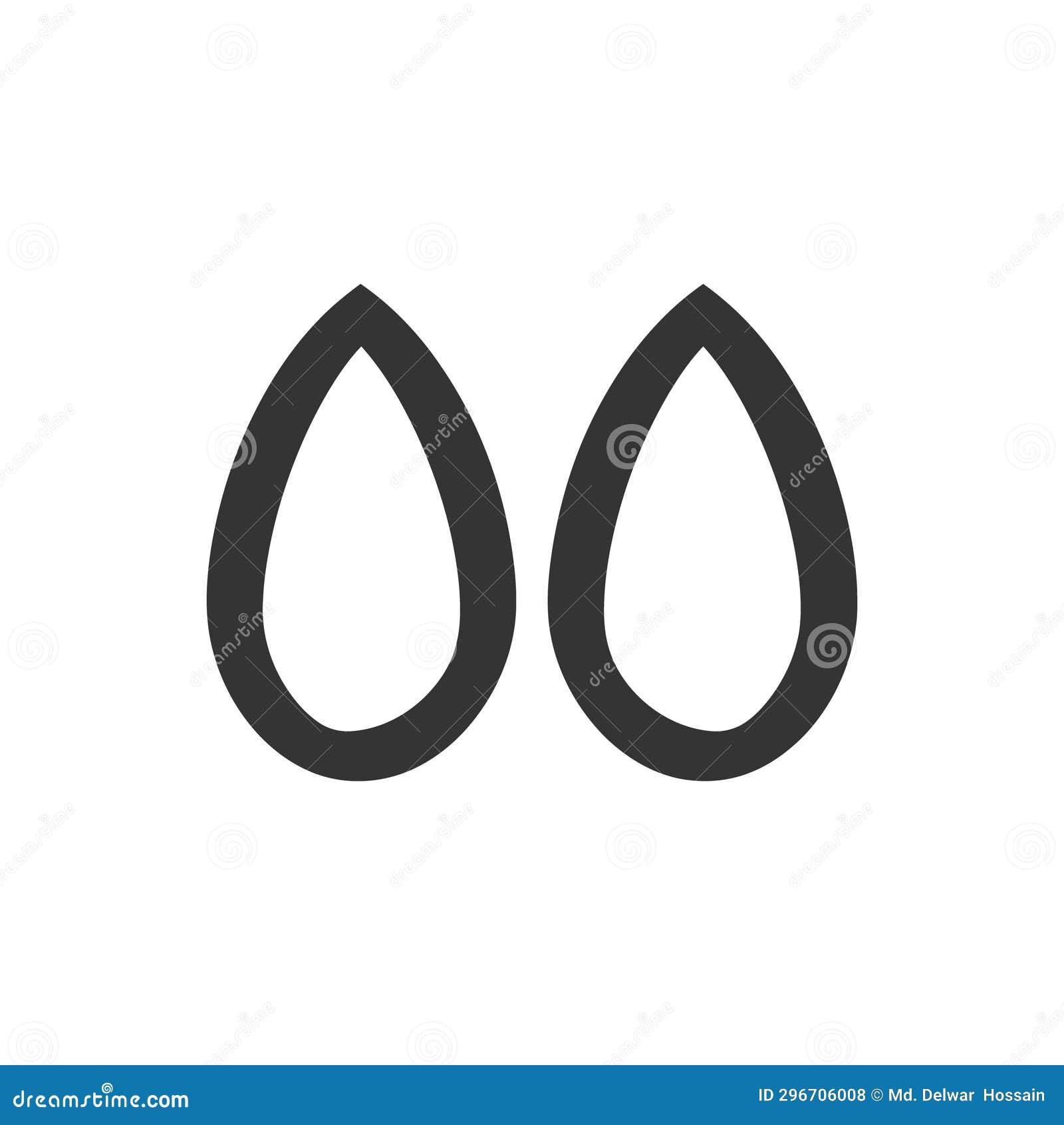 Almonds Icon. Simple Color With Outline Vector Elements Of Vegetarian Food Icons For Ui And Ux ...