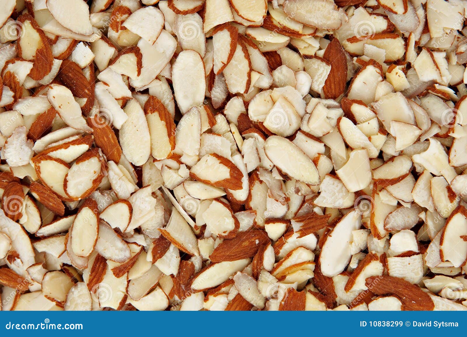 Sliced Almonds Isolated on White Stock Image - Image of ingredient ...