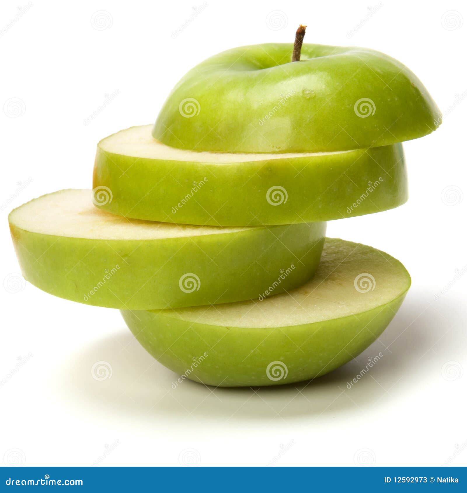 Sliced apple stock image. Image of food, portion, background - 12592973