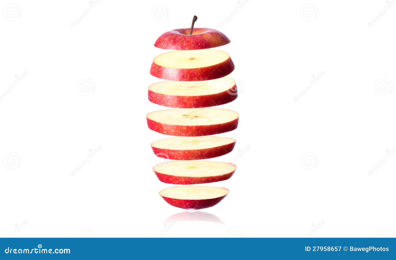 Sliced apple stock image. Image of biological, diet, cutted - 27958657