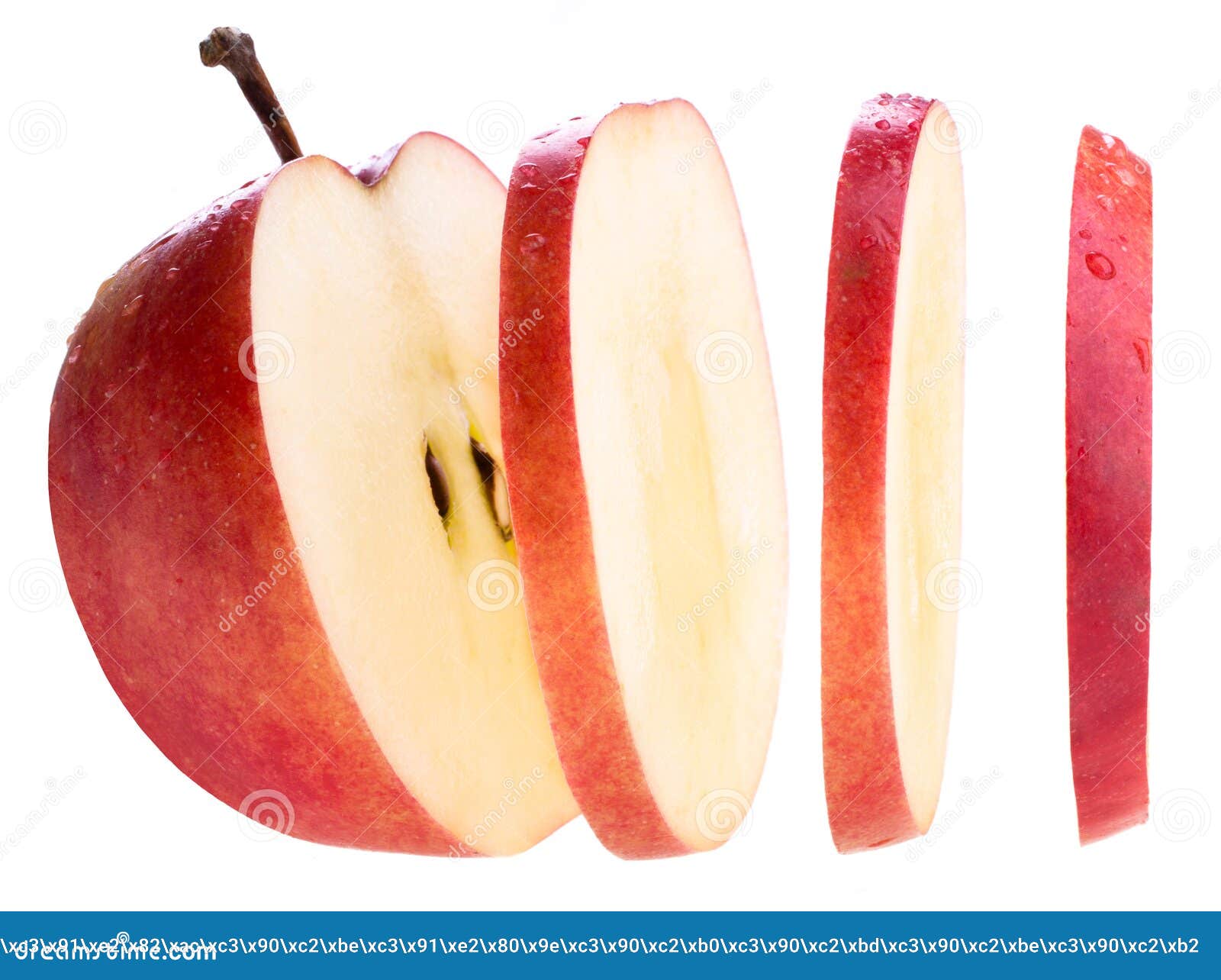 Sliced apple stock photo. Image of shaped, background - 38569234