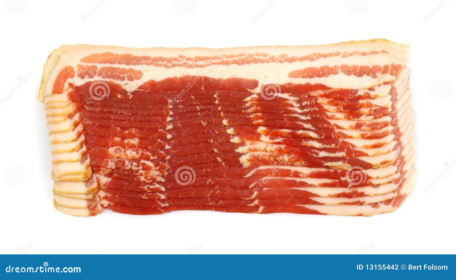 Sliced bacon stock photo. Image of food, product, grocer - 13155442