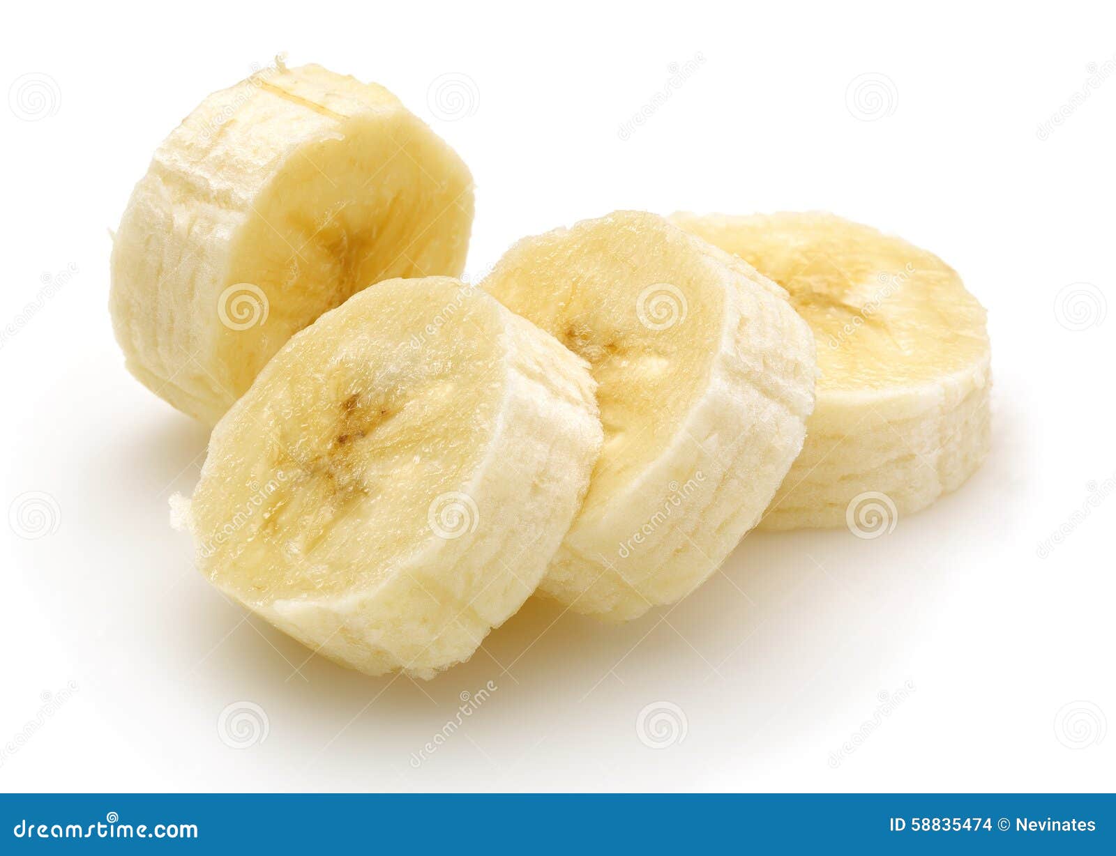Sliced Banana stock photo. Image of banana, bunch, group - 58835474