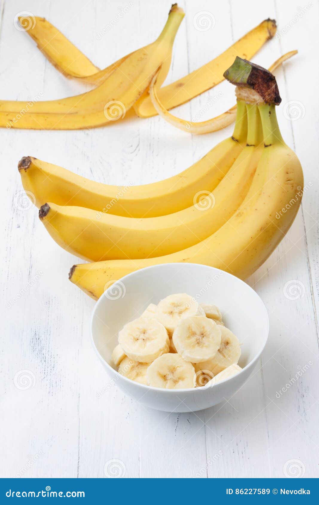 Sliced banana stock image. Image of natural, chopped - 86227589