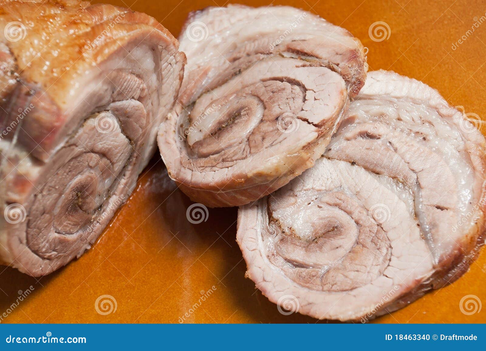Sliced beef roll stock photo. Image of pepper, grill - 18463340