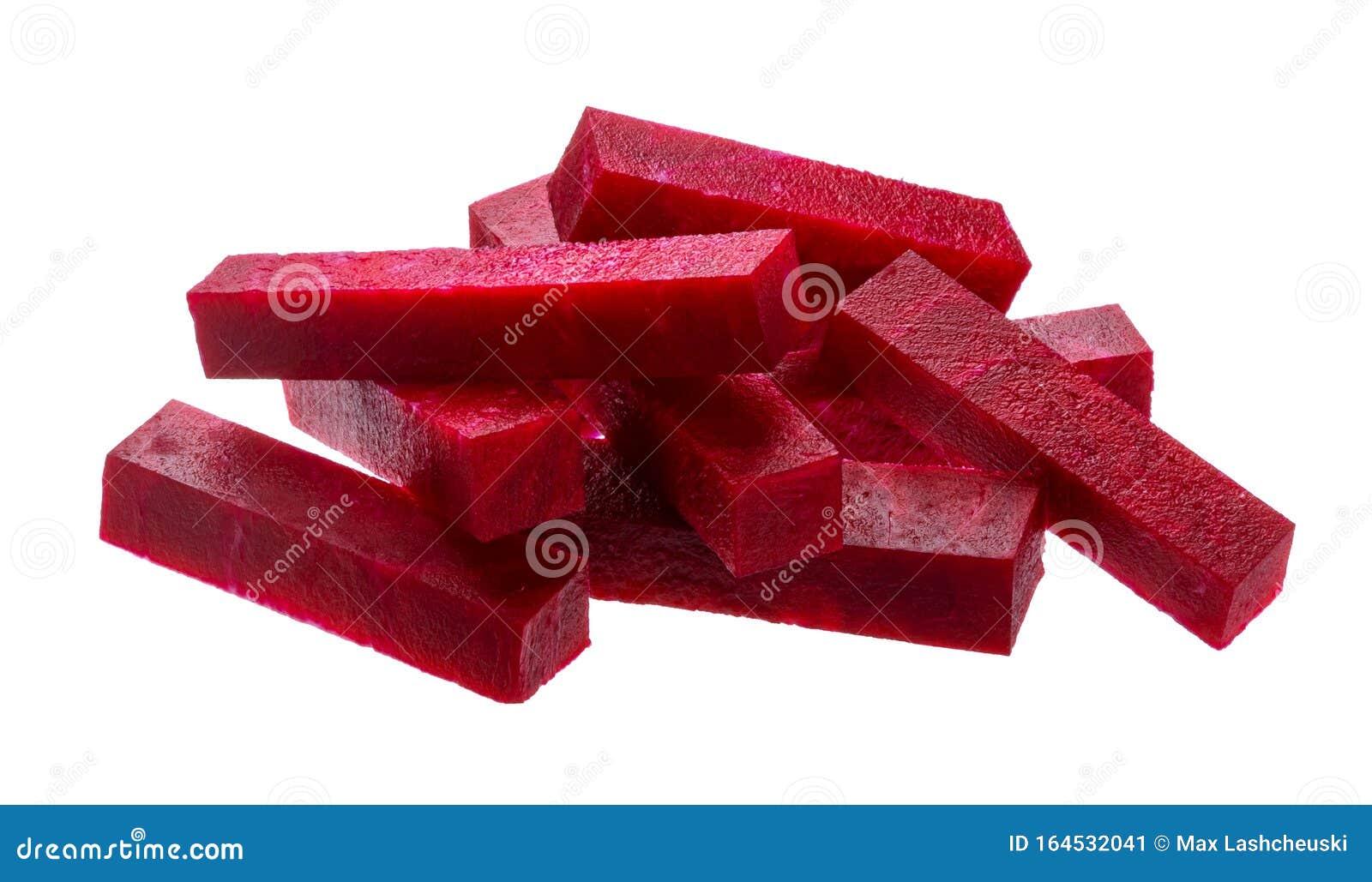 Sliced Beetroot Pile Isolated on White Background Stock Image - Image ...