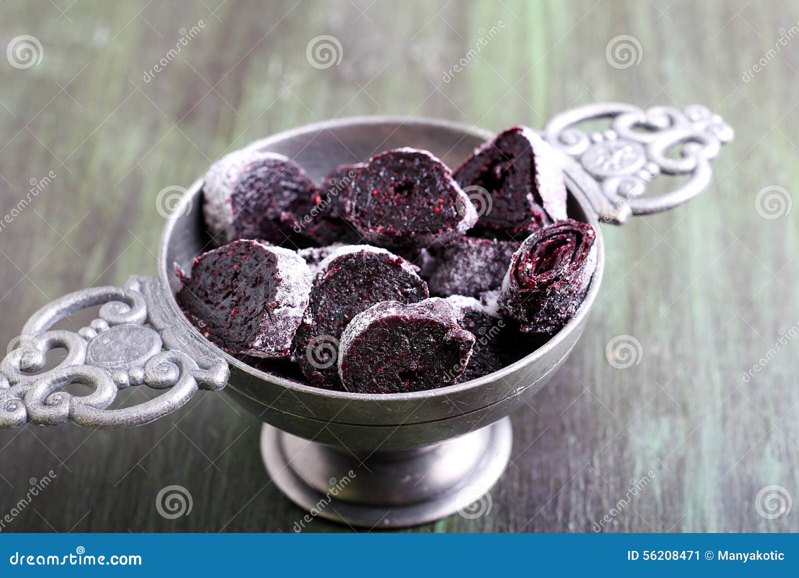 Sliced Berry Fruit Roll Ups Candies Stock Image - Image of berry, bowl ...