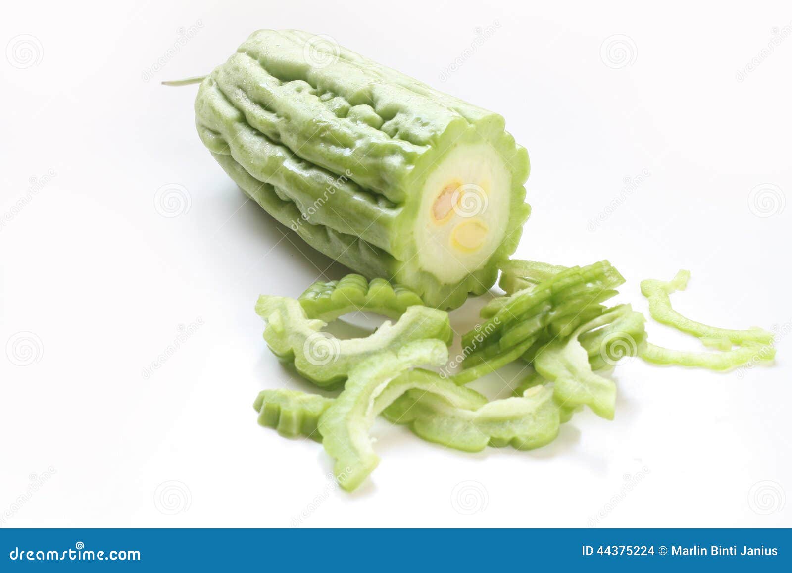 Sliced bitterguord stock photo. Image of indian, healthy - 44375224