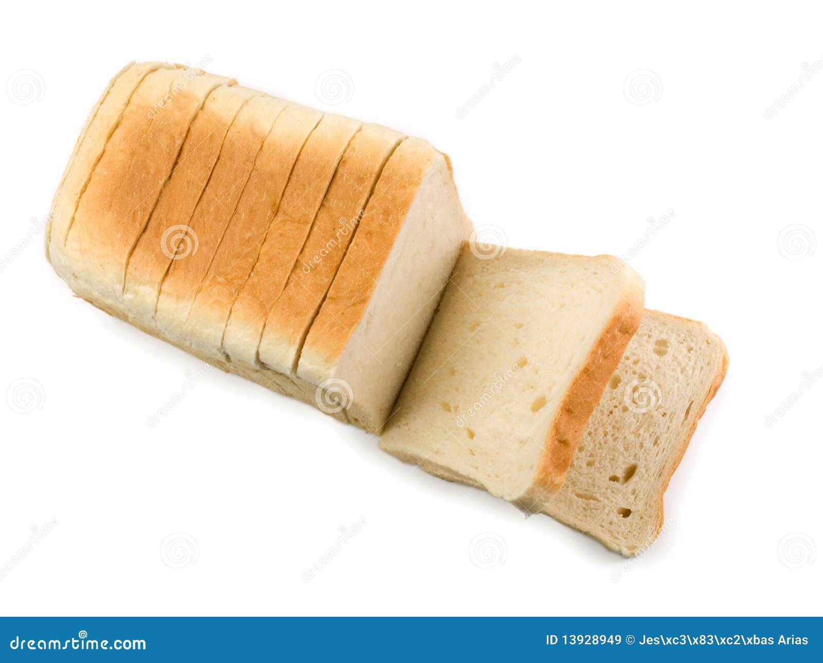 Sliced bread stock image. Image of bread, white, toast - 13928949