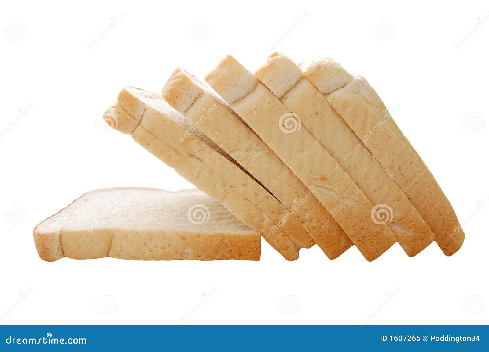 Sliced bread stock image. Image of nourishing, bake, convenient - 1607265