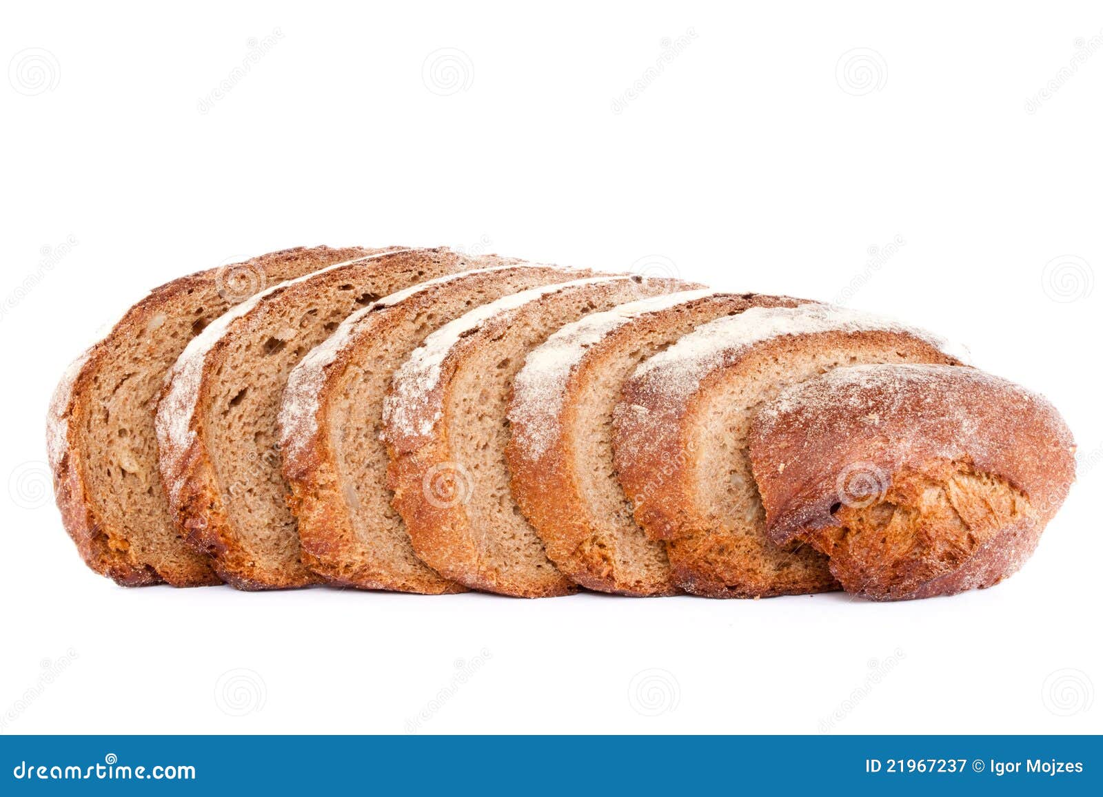 Sliced bread stock image. Image of grain, lunch, dinner - 21967237