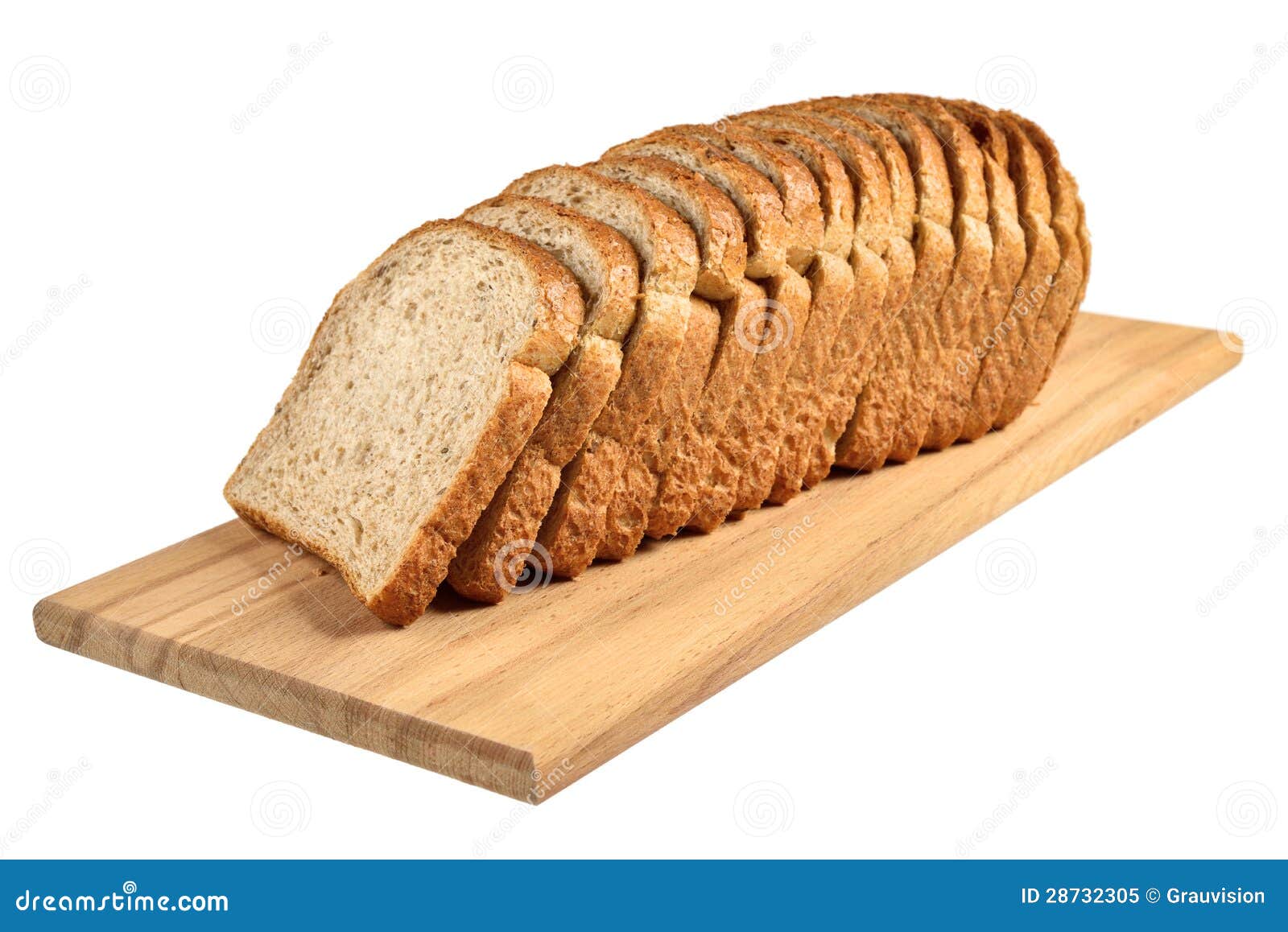 Sliced bread stock image. Image of bread, crust, grain - 28732305