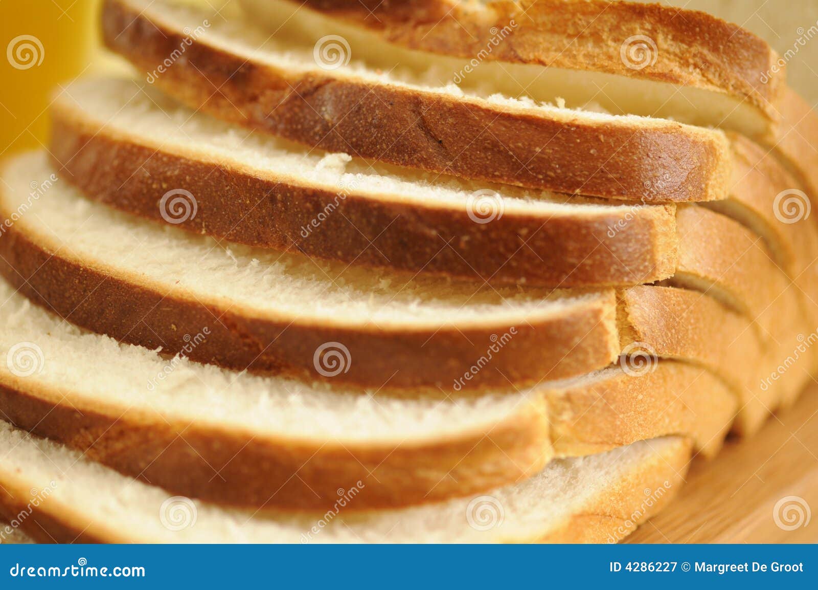 Sliced bread stock image. Image of breakfast, close, continental - 4286227