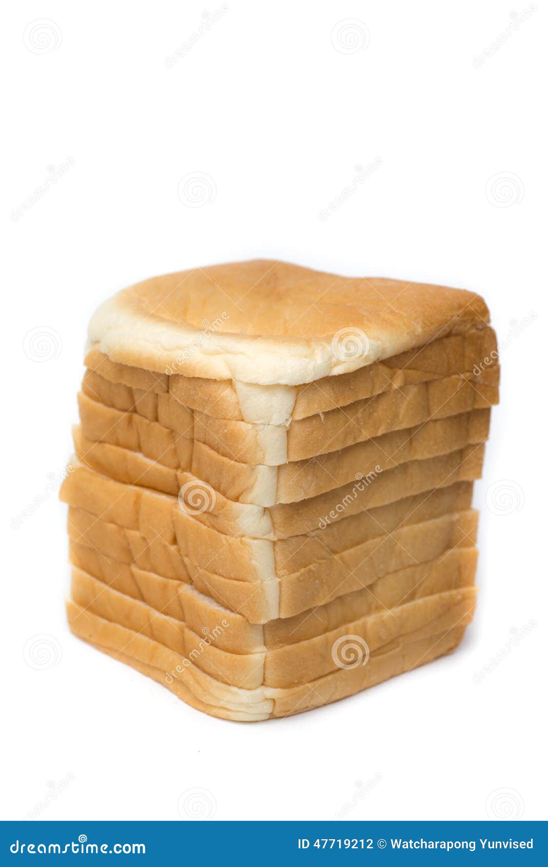 Sliced bread stock photo. Image of isolated, standing - 47719212