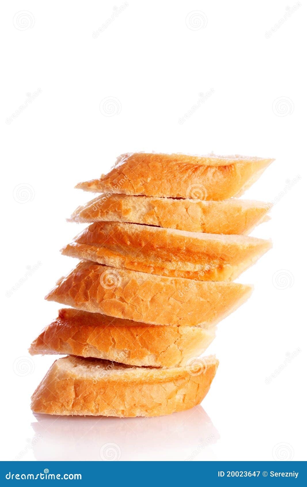 Sliced bread isolated stock image. Image of brown, grain - 20023647