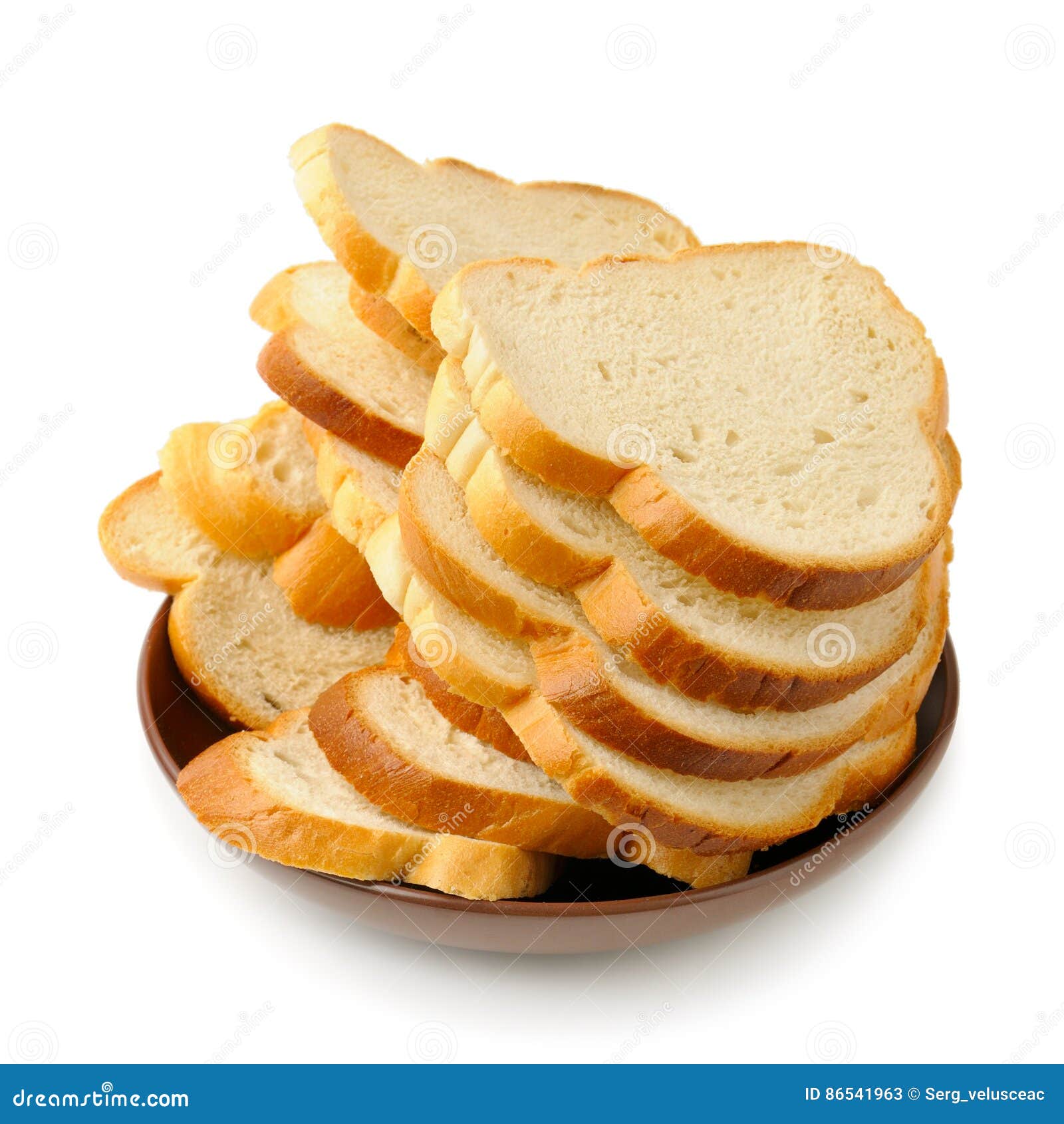 Sliced bread stock image. Image of dinner, eating, baked - 86541963