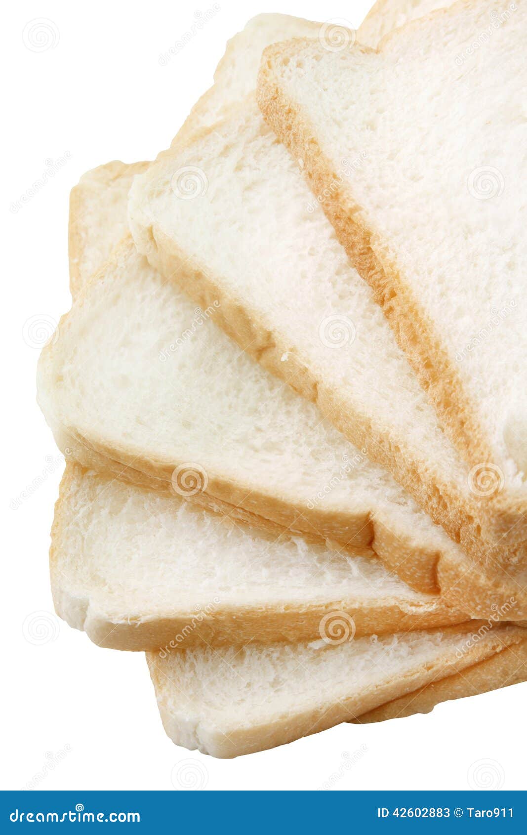 Sliced bread stock image. Image of kitchen, product, isolated - 42602883
