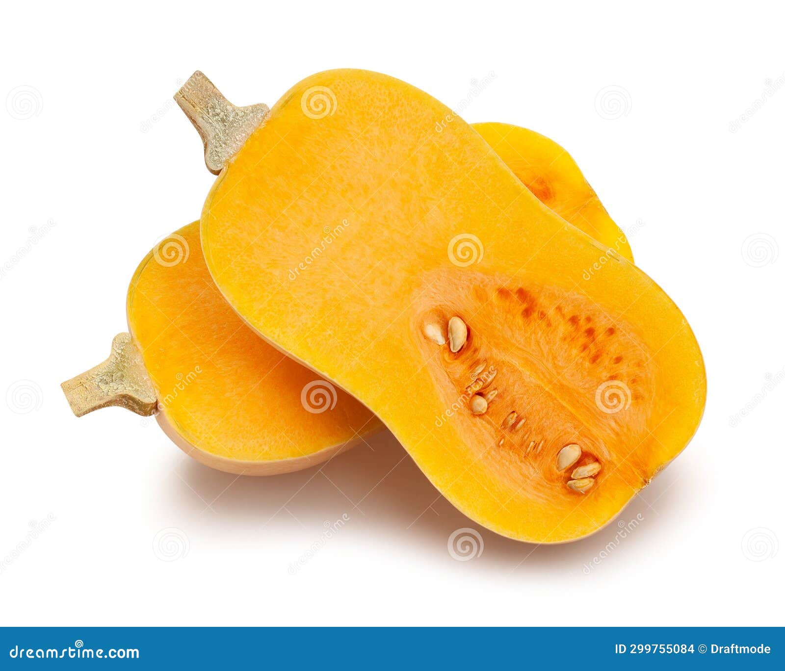 Sliced butternut stock photo. Image of closeup, butternut - 299755084