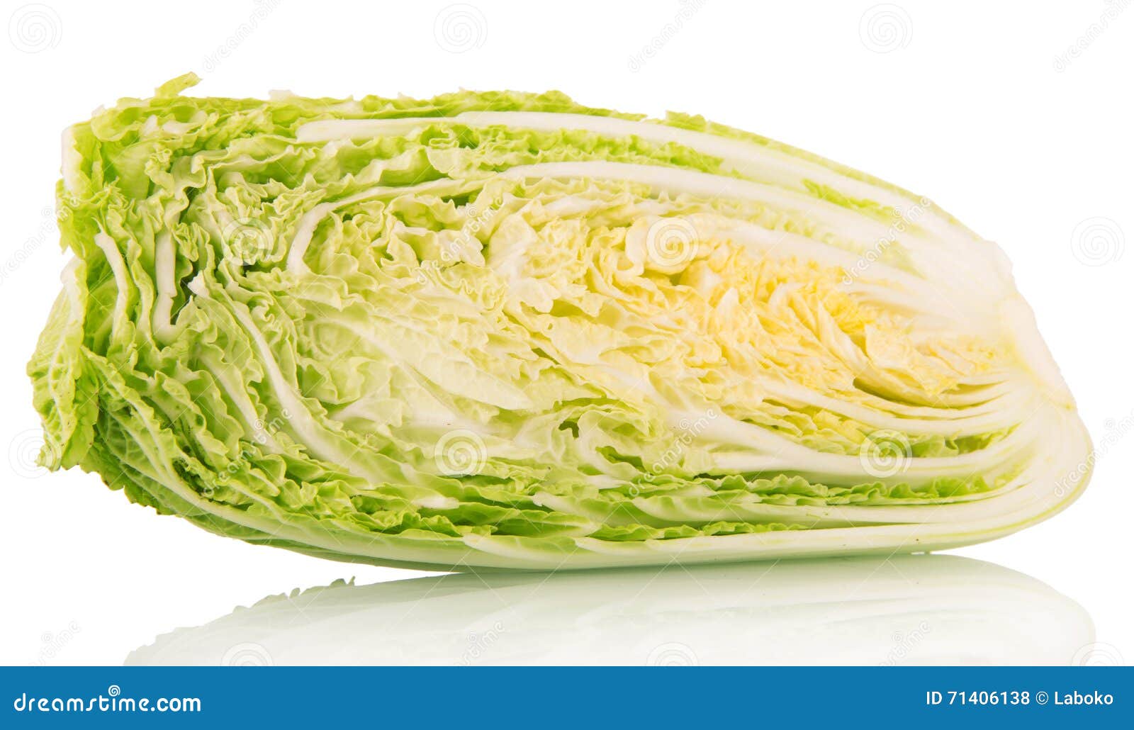Sliced Cabbage Closeup Isolated on White Stock Photo - Image of fresh ...