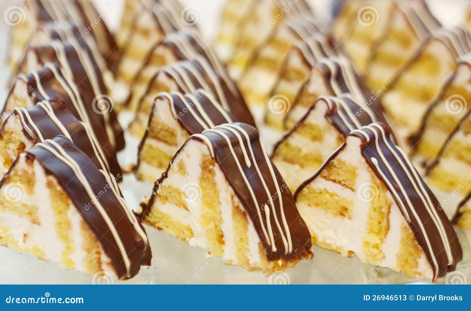 Sliced Cakes in a Bakery stock image. Image of sliced - 26946513