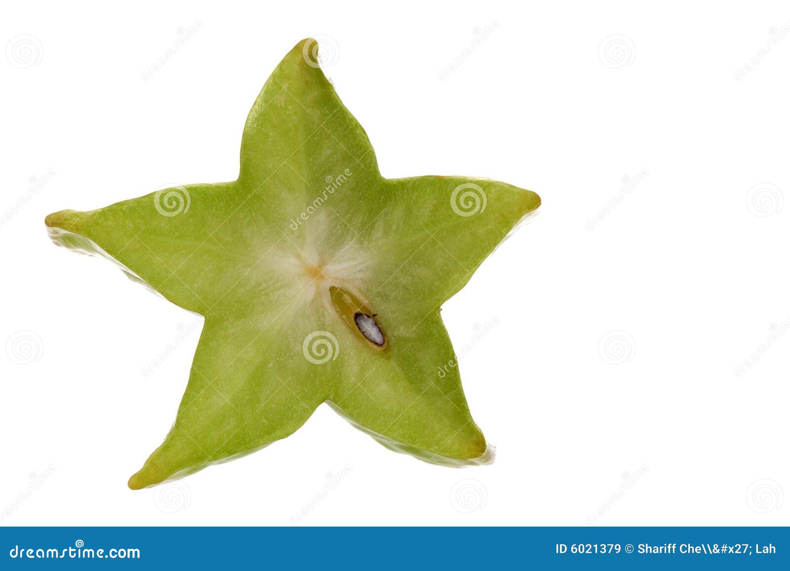 Sliced Carambola Macro stock image. Image of isolated - 6021379
