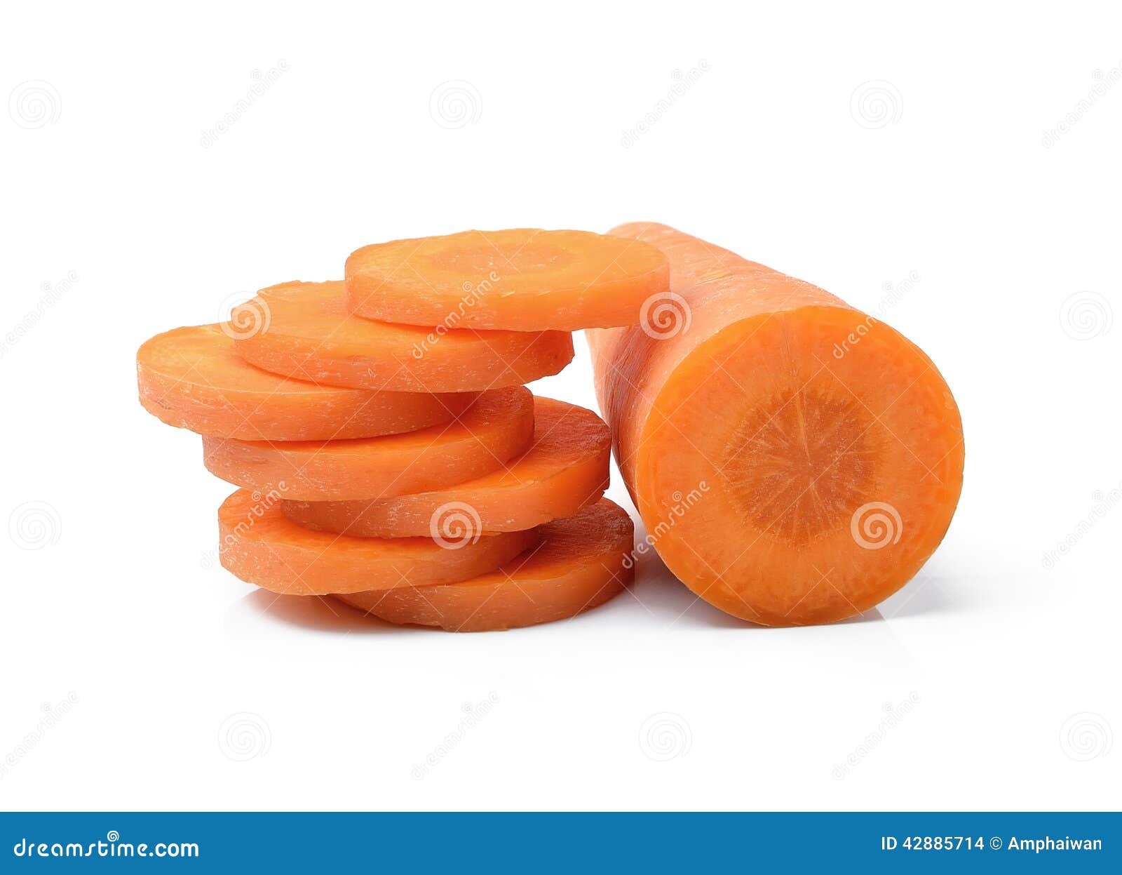 Sliced carrot stock photo. Image of cross, organic, sliced - 42885714