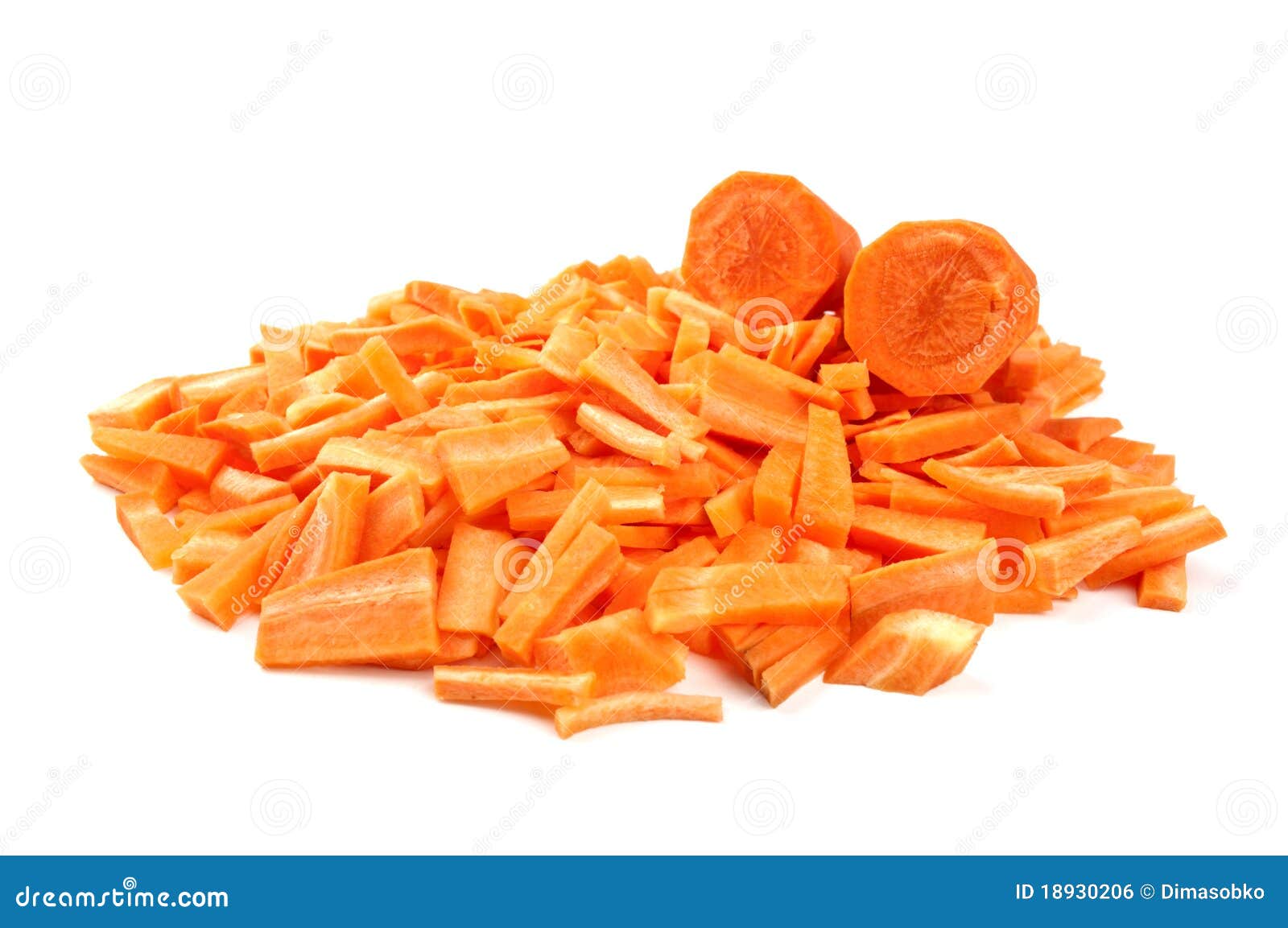 Sliced carrots stock photo. Image of clean, healthy, diet - 18930206