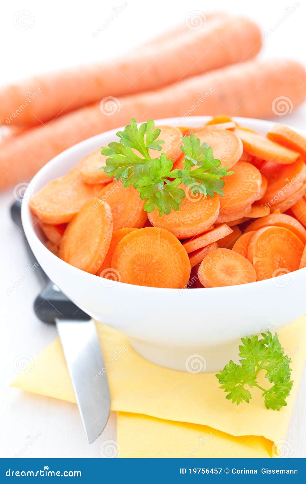 Sliced carrots stock image. Image of nutrition, sliced - 19756457