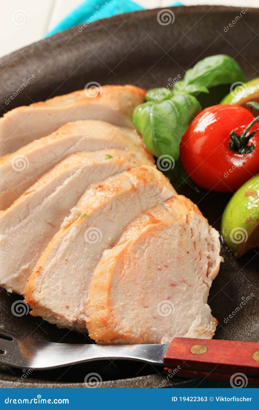 Sliced chicken breast stock image. Image of lime, roasted - 19422363