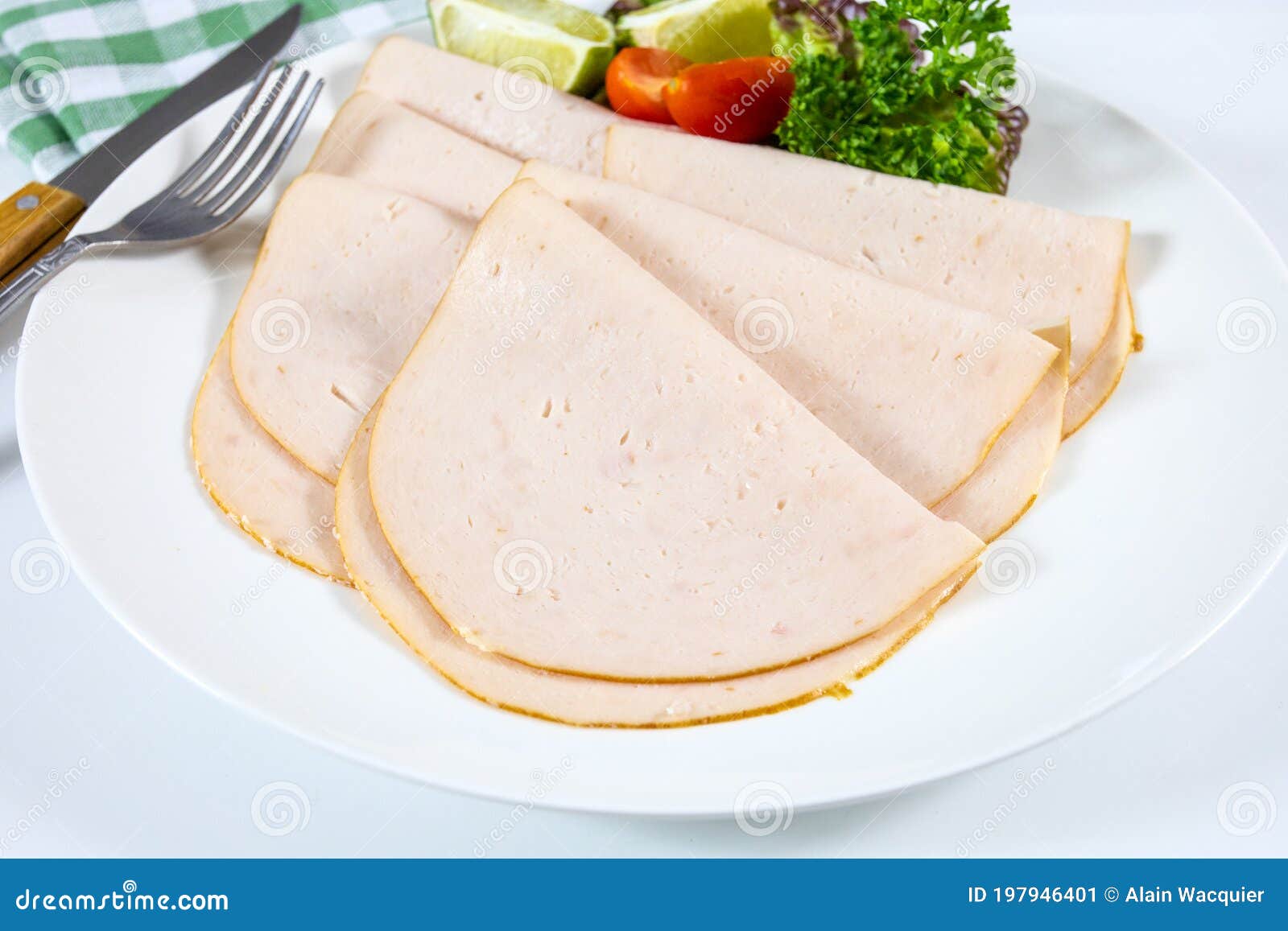 Sliced Cooked Chicken Breast Stock Image - Image of fresh, tenderloin ...