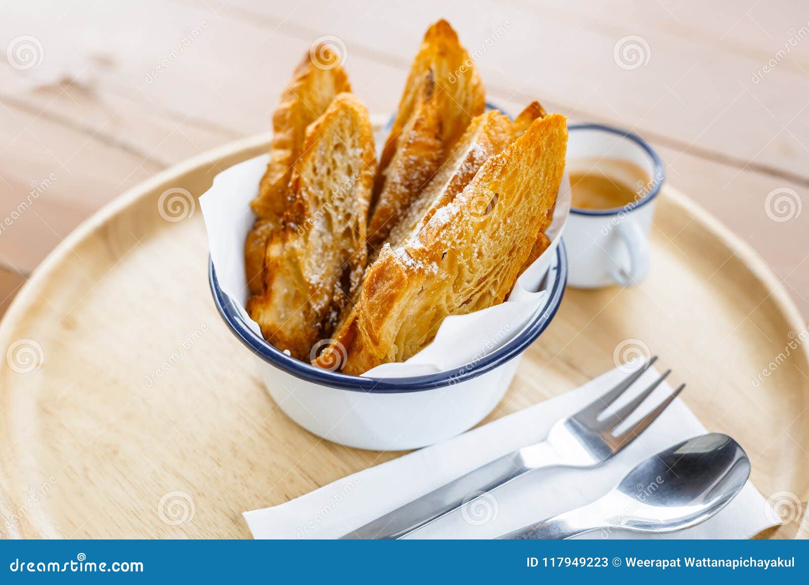 Sliced Croissant Light Meal Stock Image - Image of bakery, cuisine ...