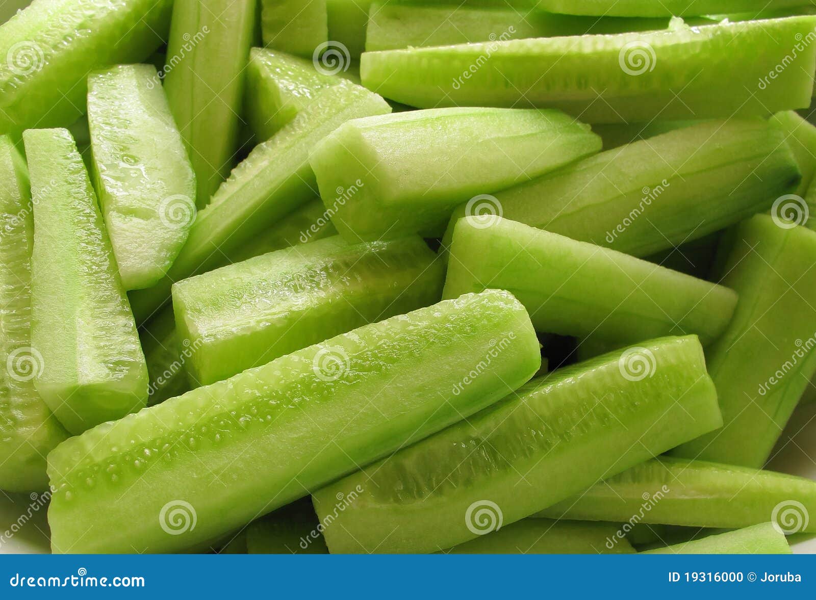 Sliced cucumber stock photo. Image of cucumber, vegetable - 19316000