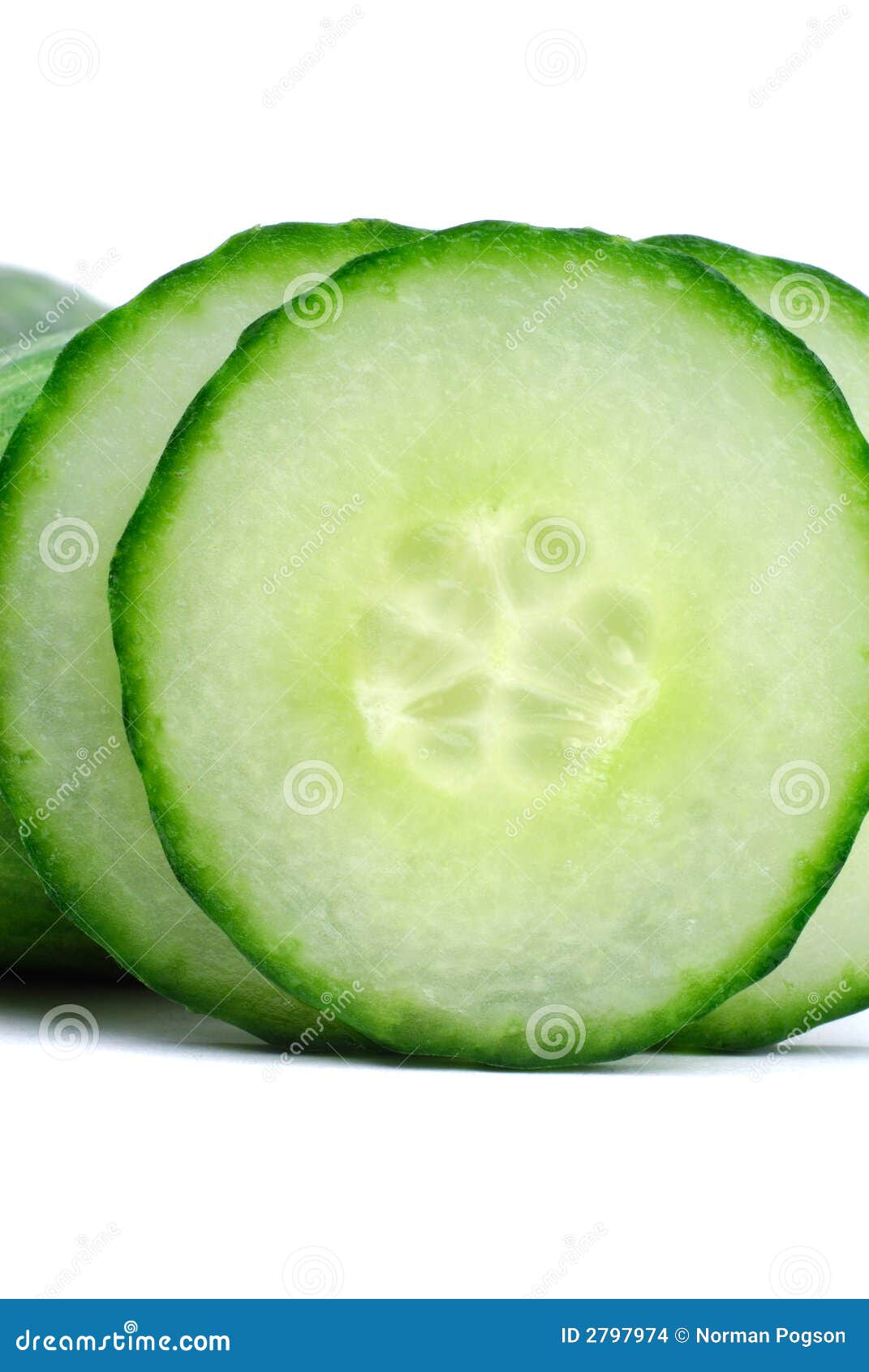 Sliced Cucumber stock photo. Image of sliced, food, cucumber - 2797974