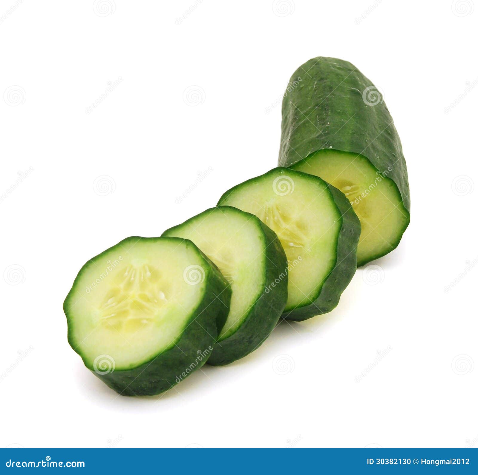 Sliced Cucumber stock photo. Image of pile, healthy, nutrition - 30382130